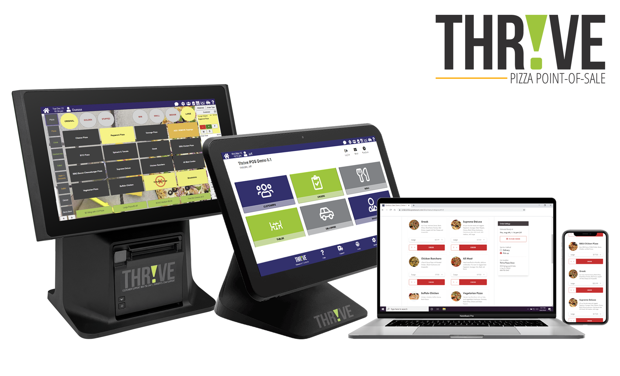 Thrive POS | Point-of-Sale for Pizza & Delivery Restaurants
